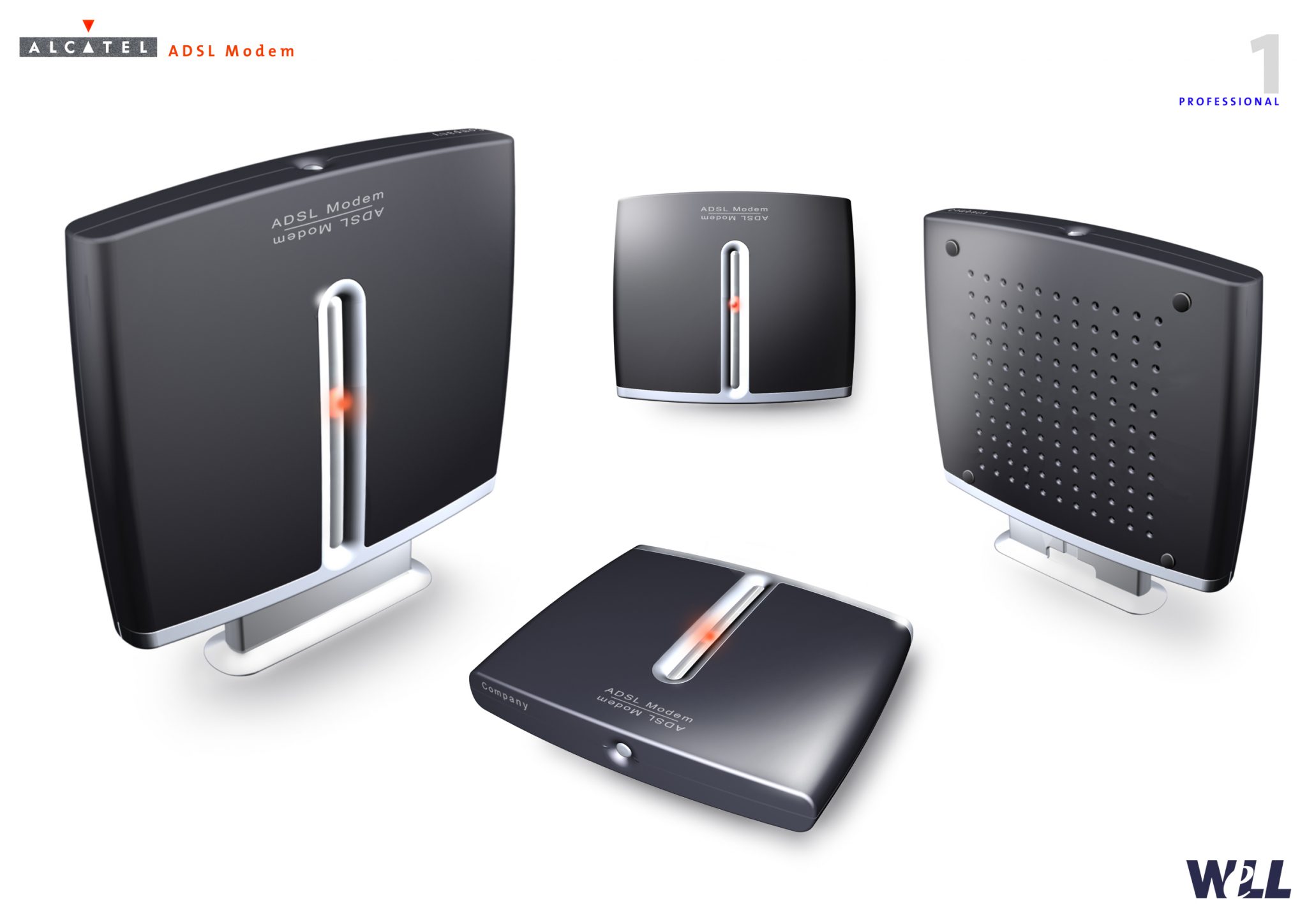 Modem ‘SpeedTouch’ voor Alcatel - WeLLDesign