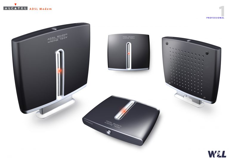 Modem ‘SpeedTouch’ voor Alcatel - WeLLDesign